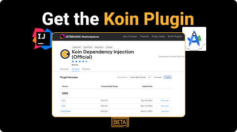 Get the Koin Plugin for IntelliJ & Android Studio
